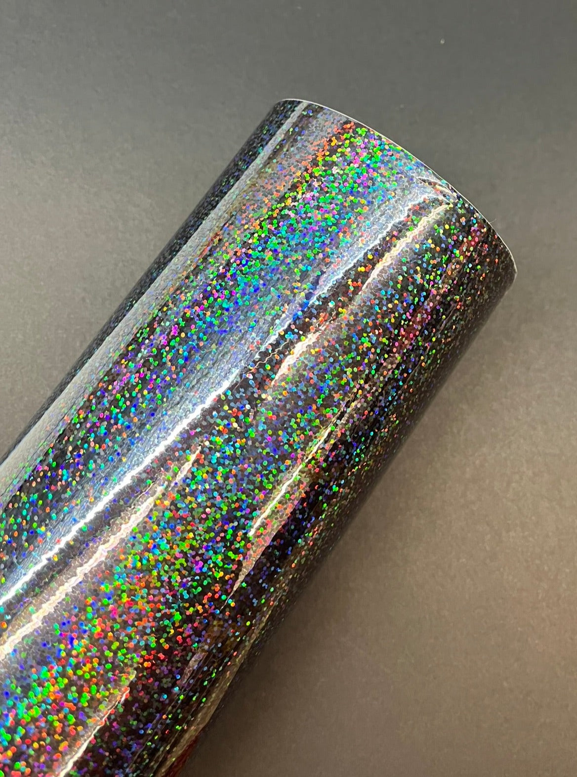 Encore® EFX21 Gunmetal Sequins Holographic Adhesive Vinyl